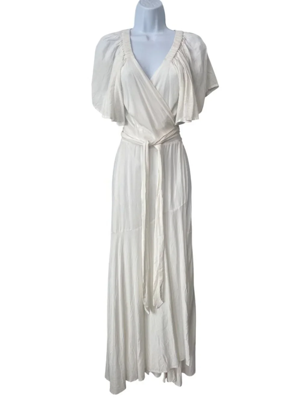 l*space | Dresses | L Space Panama Dress Wrap Maxi Short Flutter ...